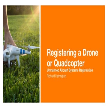 UAS & Drone Registration Overview | PDF