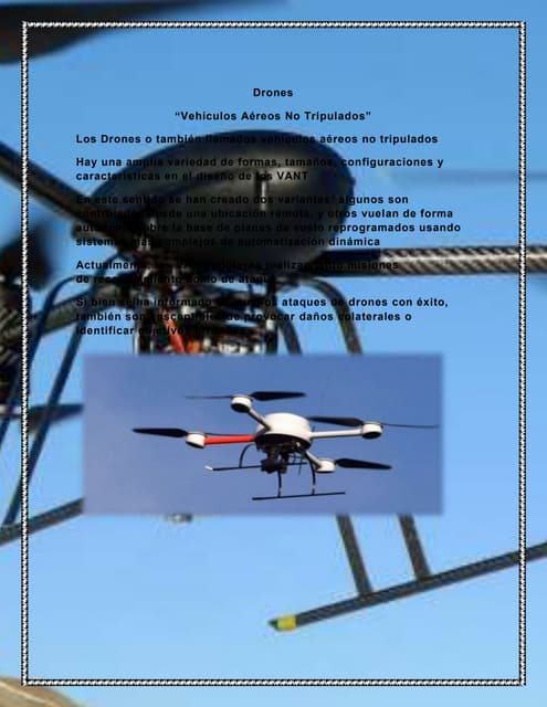 Presentacion de los drones | PPT