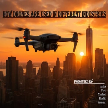 how drones are useful in different industries | PPTX