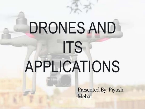 1. Introduction to drones | PPT