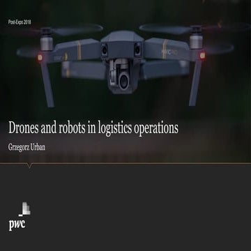 Drones & robotics in logistics operations | PDF