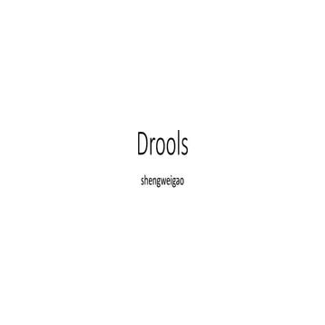 Drools | PPTX