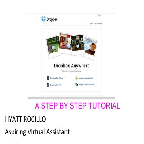 Dropbox Tutorial | PPT
