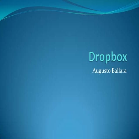 Manual de uso de dropbox | PDF