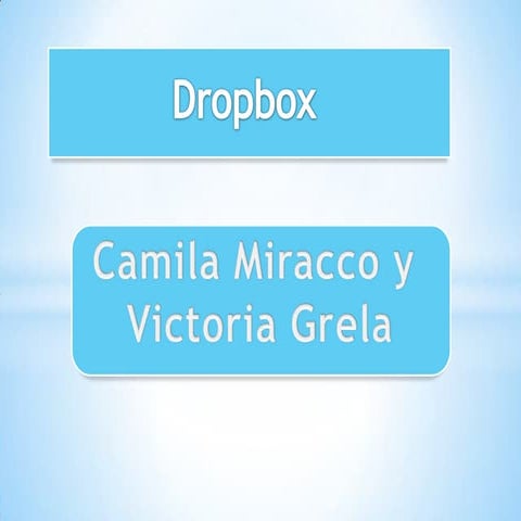 Manual de uso de dropbox | PDF