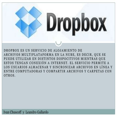 Manual de uso de dropbox | PDF
