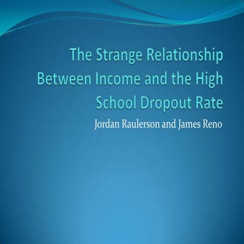 high school dropout rate | PPT