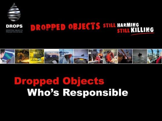 Dropped Objects (DROPS) Prevention | PPT