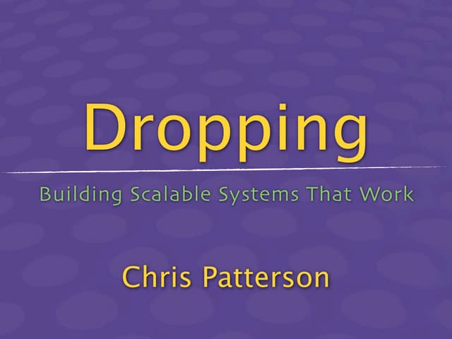 Dropping ACID - Building Scalable Systems That Work | PPT Dropping ACID - Building Scalable Systems That Work | PPT