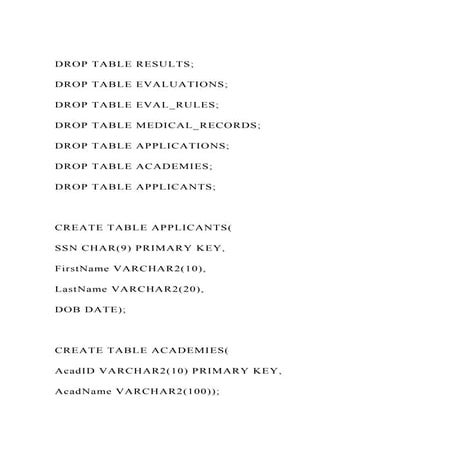 DROP TABLE RESULTS;DROP TABLE EVALUATIONS;DROP TABLE EVAL_RU.docx