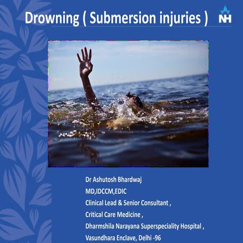 Drowning ( Submersion Injuries ) | PPTX