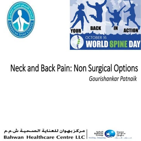 Dr patnaik low back pain non surgical treatment options | PPT