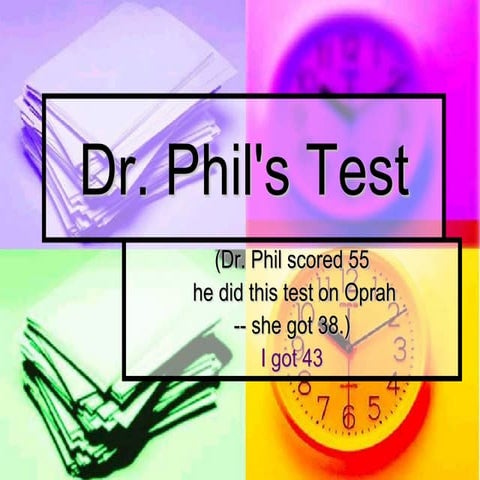 Dr. phil test | PPS