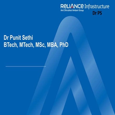 Dr Punit Sethi Profle Presentation Copy 3 | PPT