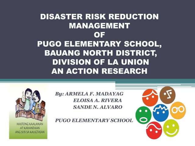 Proposed Local Disaster Risk Reduction Management Planning Process
