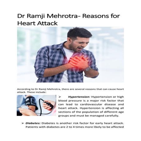 Dr Ramji Mehrotra - Reasons for Heart Attack.pdf | Heart and ...
