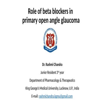 role of beta blocker in glaucoma 10.9.25 microteaching.pptx