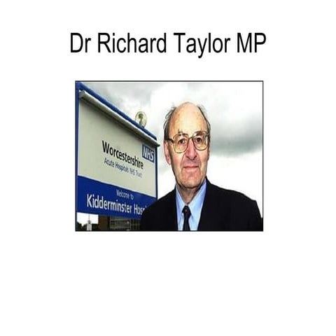 Dr richard taylor mp | PPT