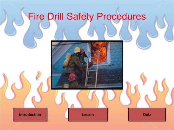Fire drill procedure | PPT | Education