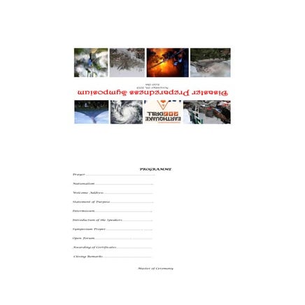 DRRM Invitation Program | PDF