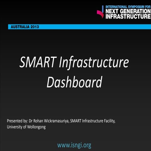 SMART International Symposium for Next Generation Infrastructure: SMART ...