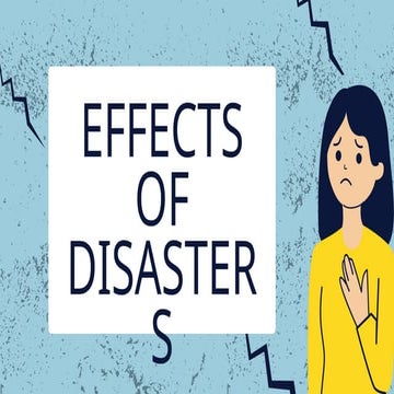 DRRR-Lesson-EFFECTS OF DISASTER LESSON 3 | PPTX