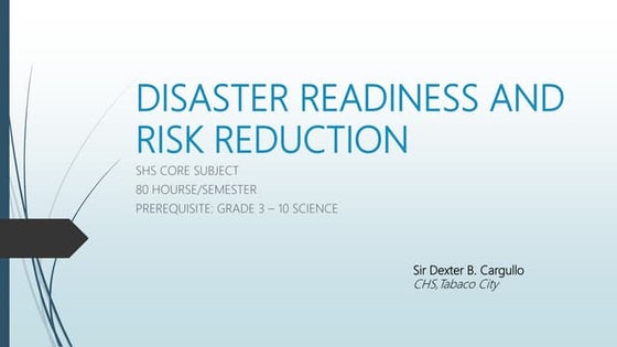 Disaster Risk Reduction and Management (DRRM).pptx