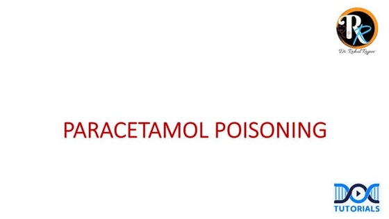 Paracetamol poisoning by Dr. Aryan | PPTX | Pharmaceutical Industry ...