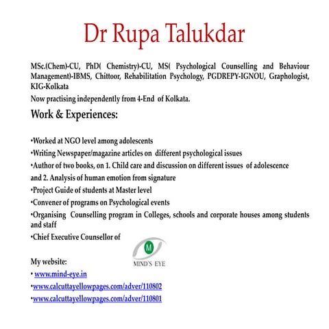 Dr rupa talukdar ppt | PPT