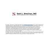 Dr Seth L Sherman, MD | PDF