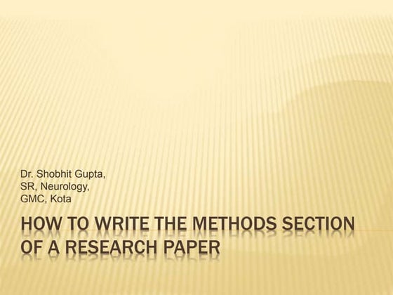 Materials and Methods | PPT