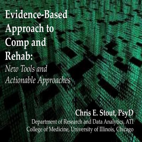 Evidence-based practice, technology and rehabilatation | PPTX