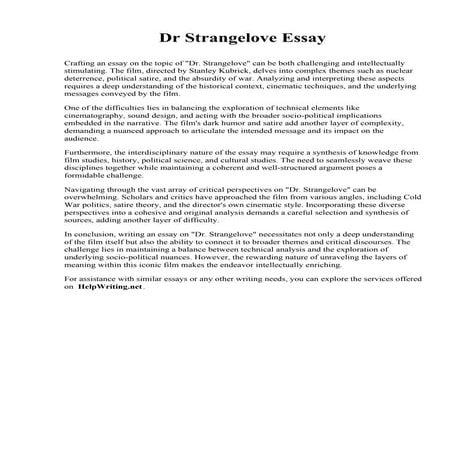 Dr Strangelove Essay.pdf