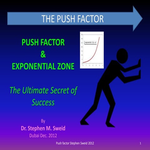 Dr sweid how to push into the exponential zone | PDF