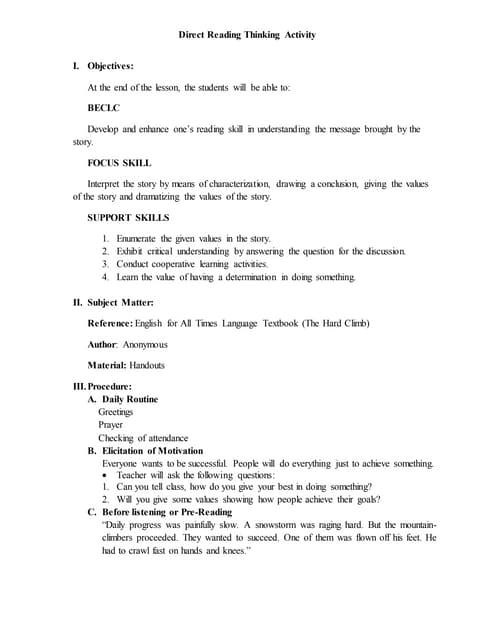 Mountains lesson plan for grade 10 daidh | PDF