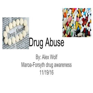 Drug Abuse | PPTX