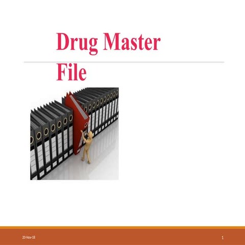 Documentation In Pharmaceutical Industry(Master Formula Record,DMF ...