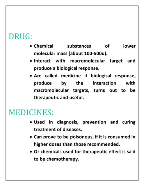 Medicinal chemistry i | PPT