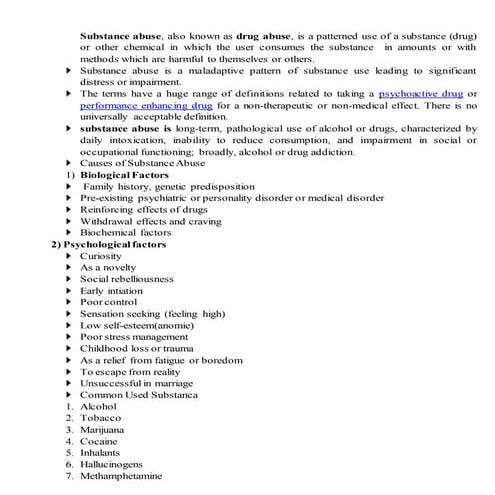 Drug abuse | PDF