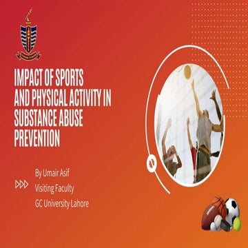 Drug Abuse Prevention through Sports | PPTX