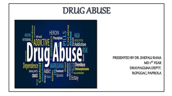 Effects of drug abuse and addiction | PPT