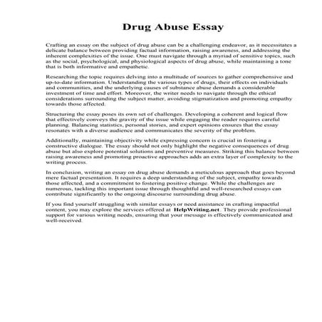 Drug Abuse Essay.pdf