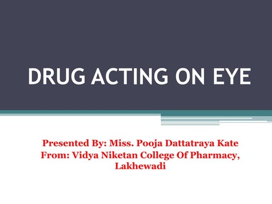 Drug Acting on Eye.pptx