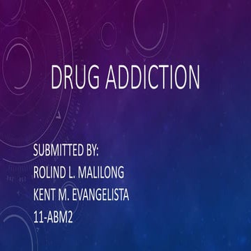 Drug addiction | PPT