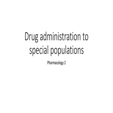 Drug administration to Special populations.pdf