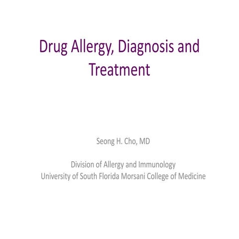Drug Allergy-Diagnosis and Treatment .ppt