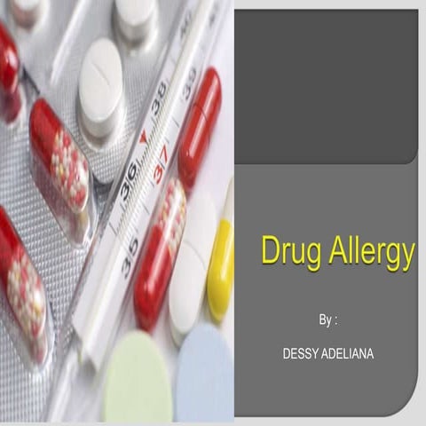 Drug allergy | PPTX