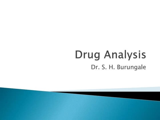 Analytical techniques in pharmaceutical | PPT