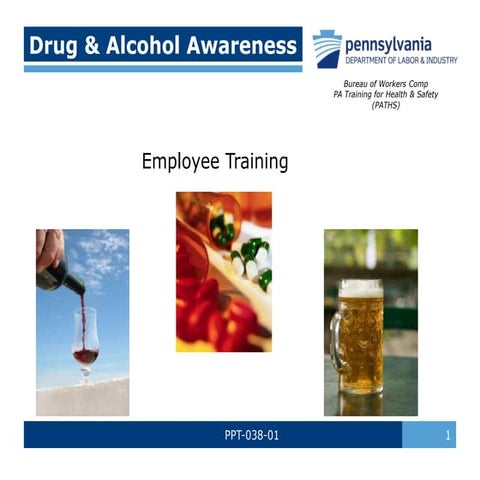 Substance abuse in the workplace ppt (sflpp version) | PPTX