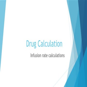 Drug Calculation infusion calculation.pptx
